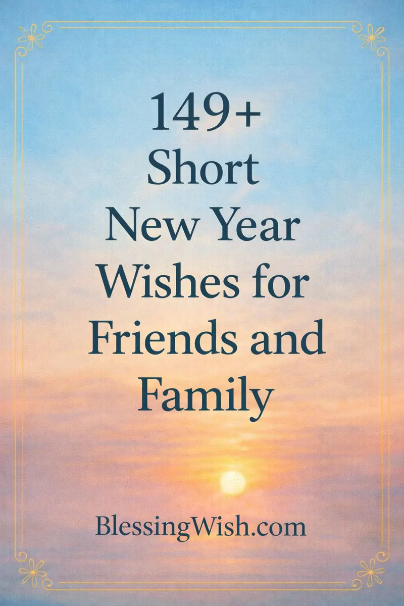 149+ Short New Year Wishes For Friends And Family For Cards