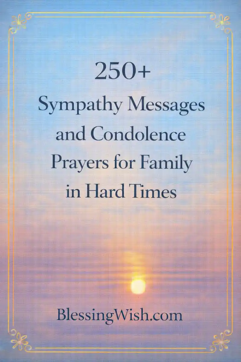 250+ Sympathy Messages And Condolence Prayers For Family In Hard Times ...