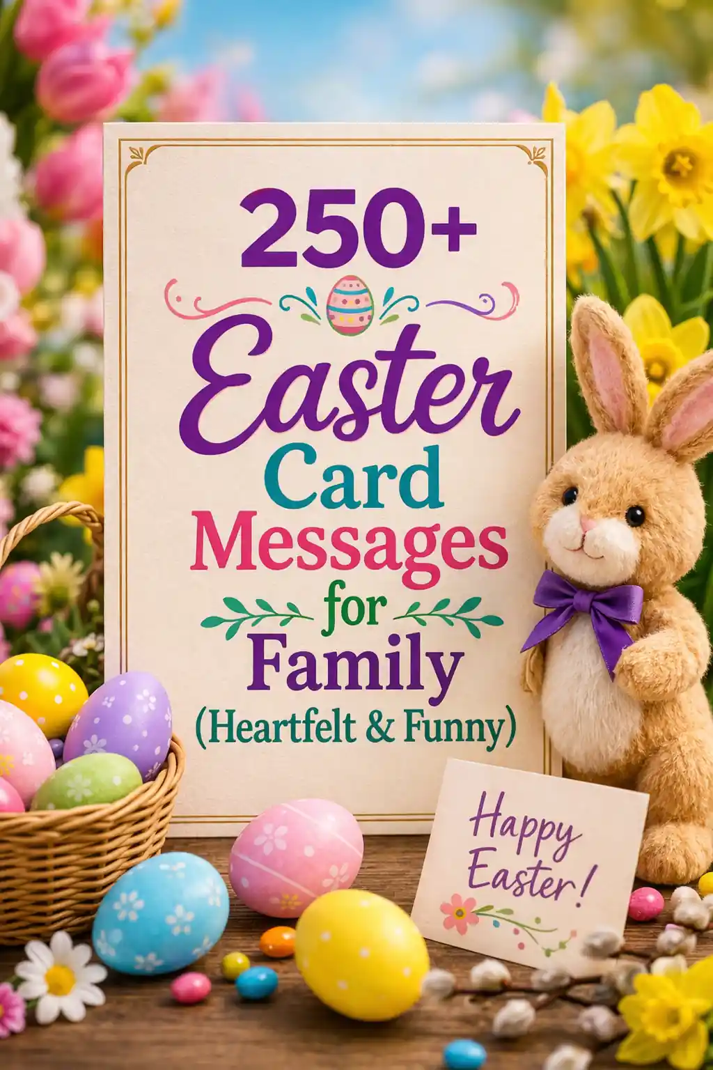 250+ Easter Card Messages For Family (Heartfelt & Funny) - Blessing Wish