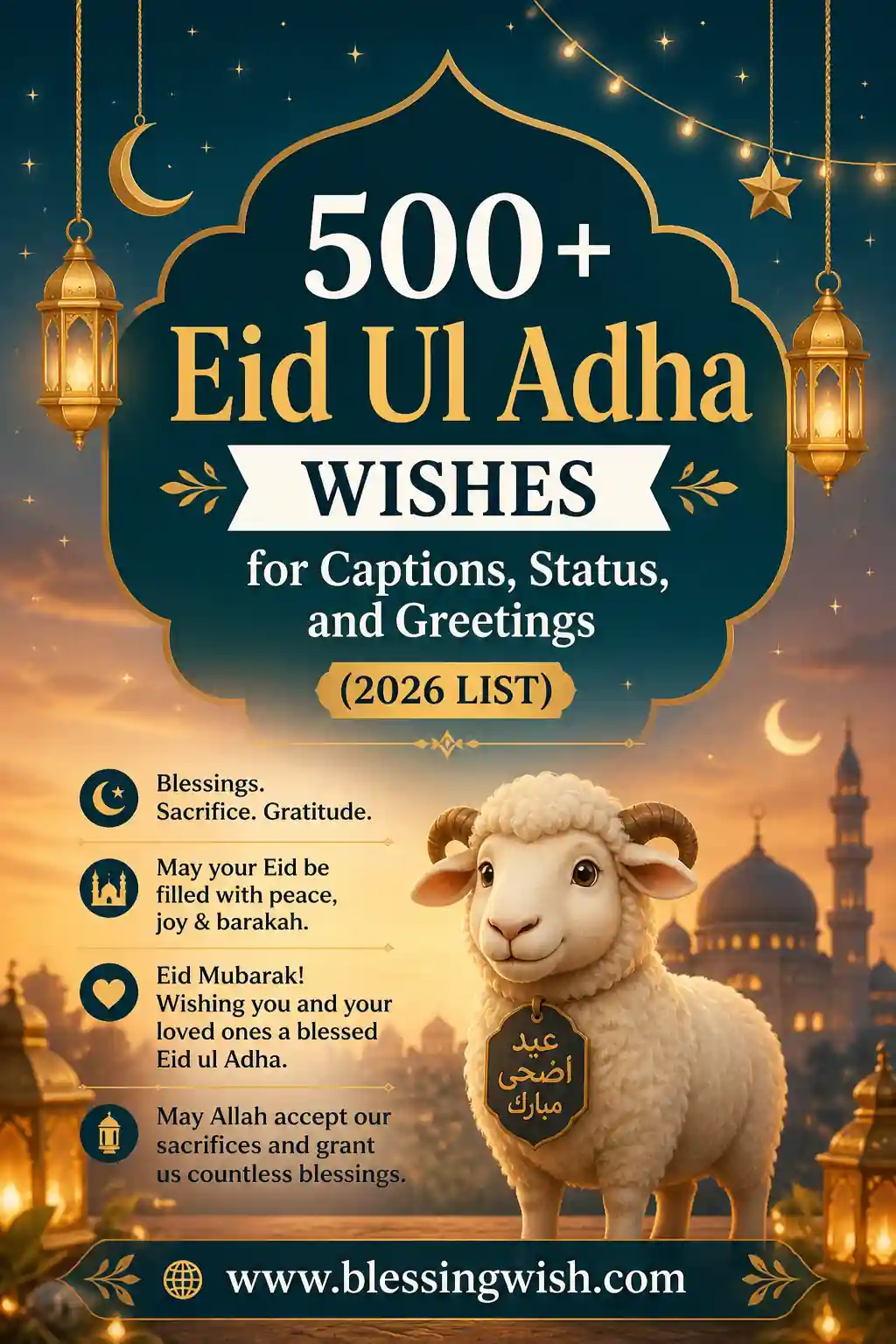 500+ Eid Ul Adha Wishes For Captions, Status, And Greetings (2026 List ...